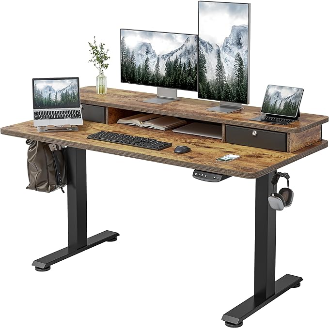 36" X 16" X 44" Walnut Solid Wood Desk - Walmart.com