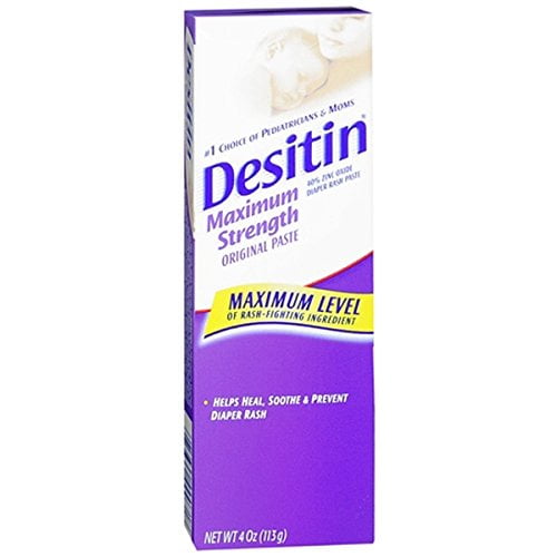 DESITIN Maximum Strength Diaper Rash Paste 4 oz (Pack of 4) - Walmart.com