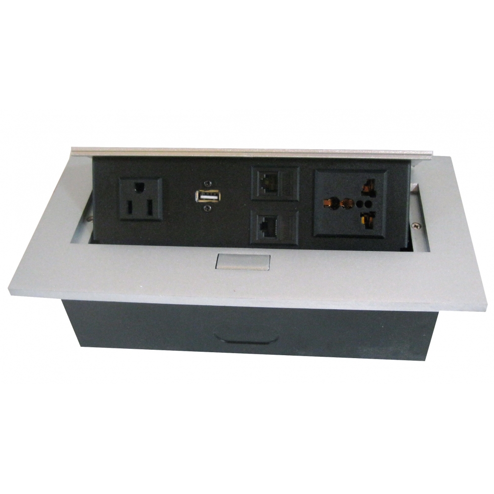 DESK CABLE OUTLET / WIRE MANAGEMENT ORGANIZED BOX - Walmart.com