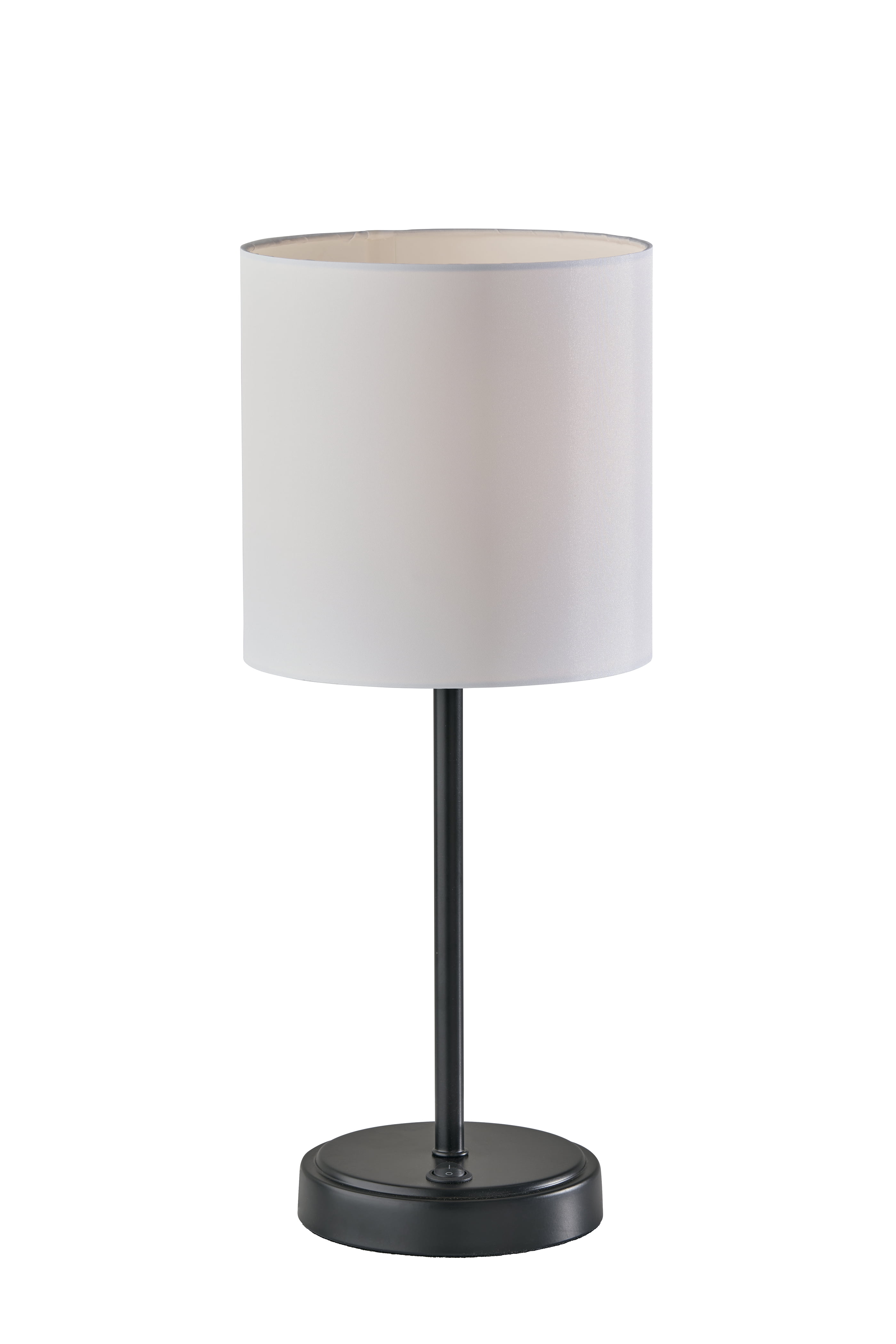 Mainstays 19" Black Metal Stick Lamp with USB and USBC Ports - Walmart.com