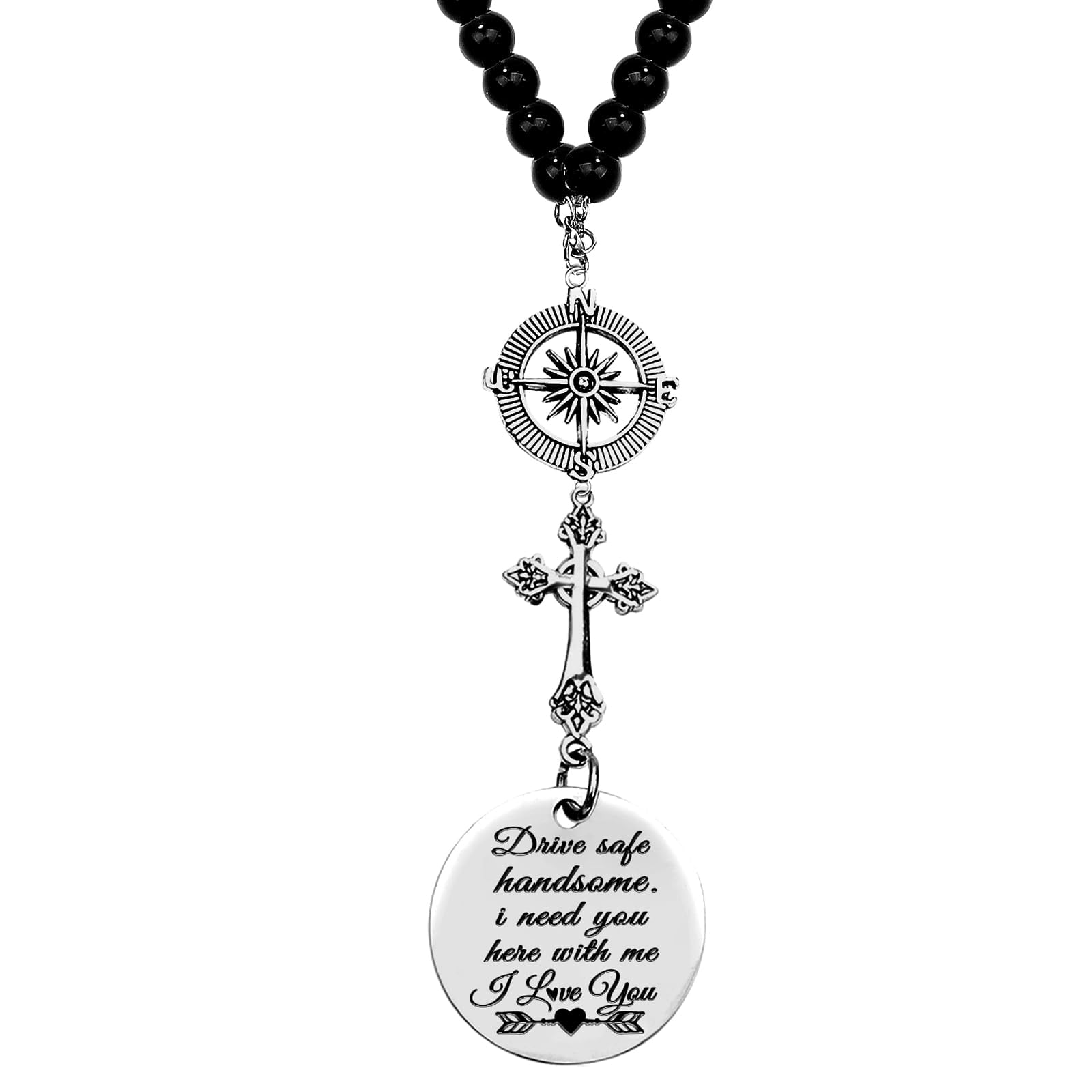 DESKSA Cross for Car KEF16 Mirror Hanging Accessories - Cross Car ...