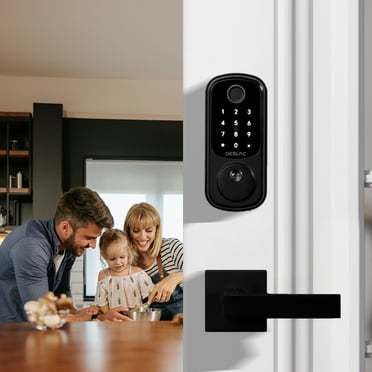 SANOPY Wi-Fi Smart Door Lock with Fingerprint ID, Keyless Entry Door ...