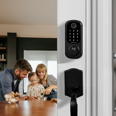 DESLOC C100-W Smart Door Lock with Display,Keyless Entry Door Lock ...