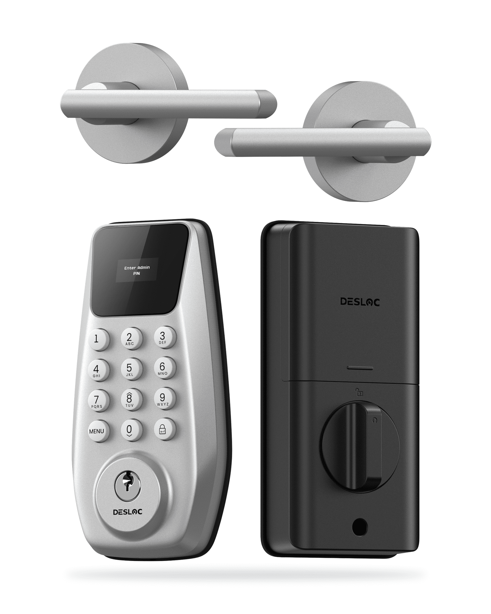 DESLOC Keypad Deadbolt with Lever Set, Keyless Entry Smart Lock with ...