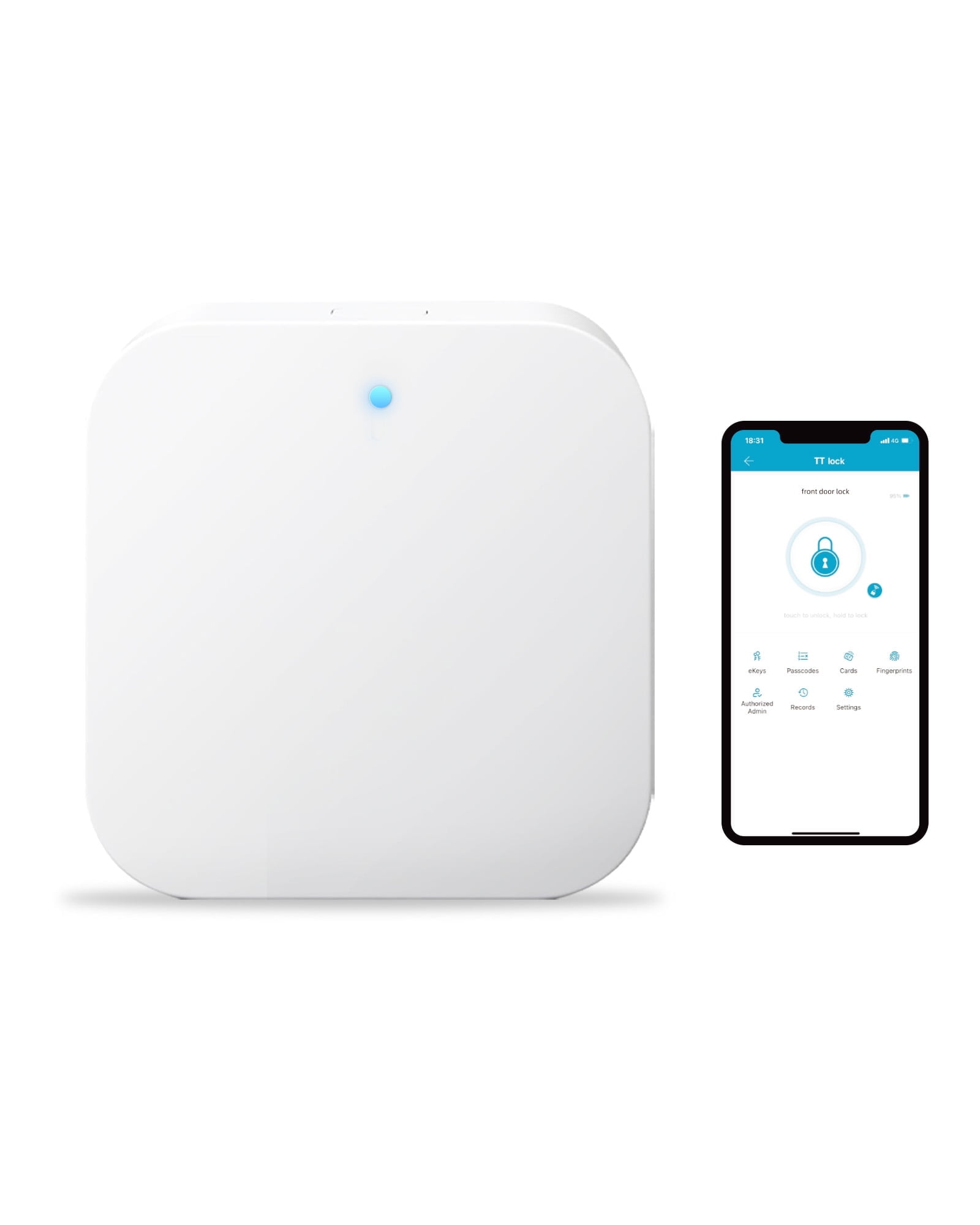 DESLOC G2 Smart Lock Wi-Fi Gateway, Gateway for Smart Door Lock, Wi-Fi Bridge, Remote Control ...