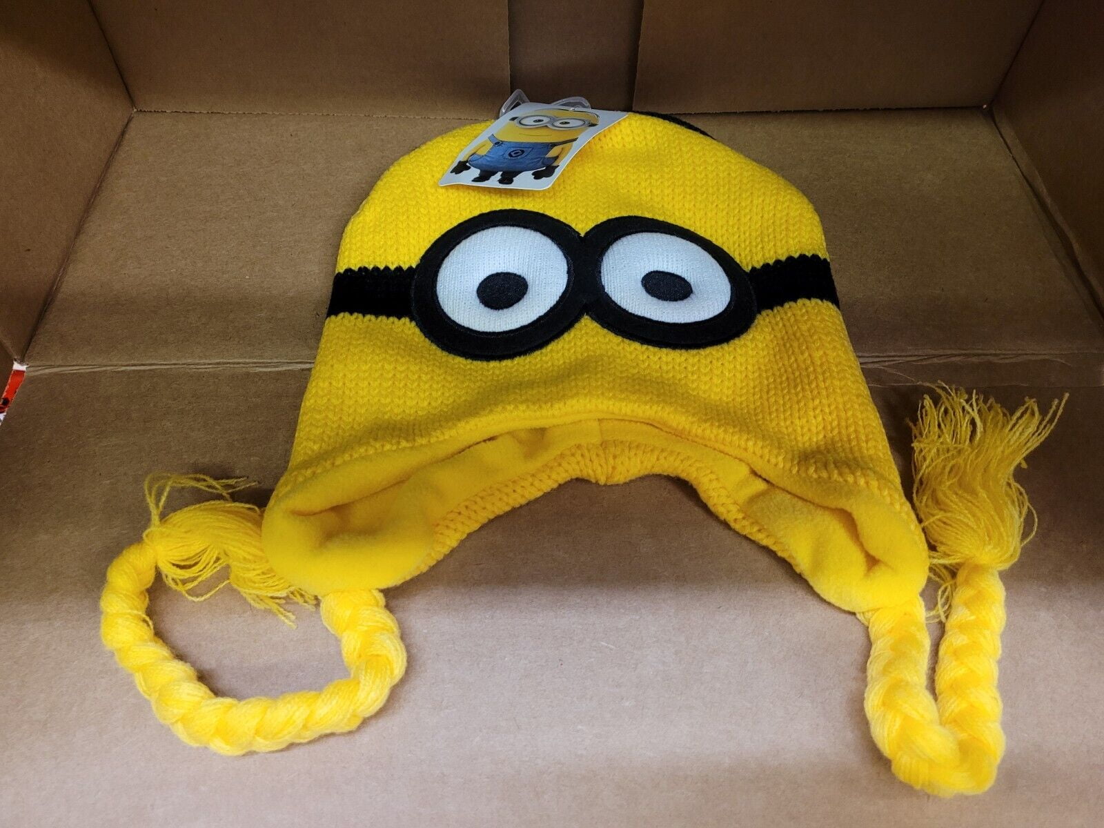 DESPICABLE MINION ME2 YELLOW BEANIE HAT 100% ORIGINAL - Walmart.com