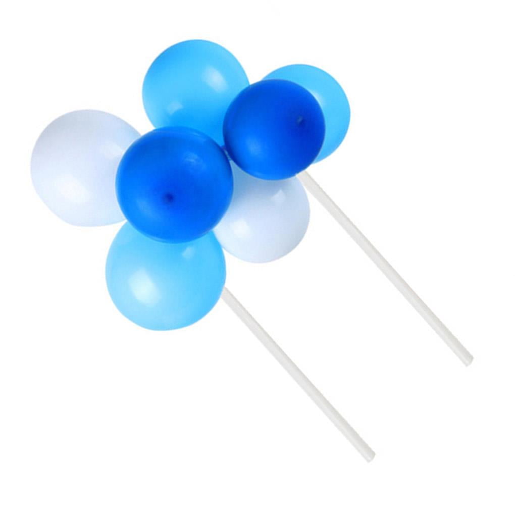 DESTYER 15pcs/Set Balloon Cake Topper Wedding Birthday Baby Shower ...
