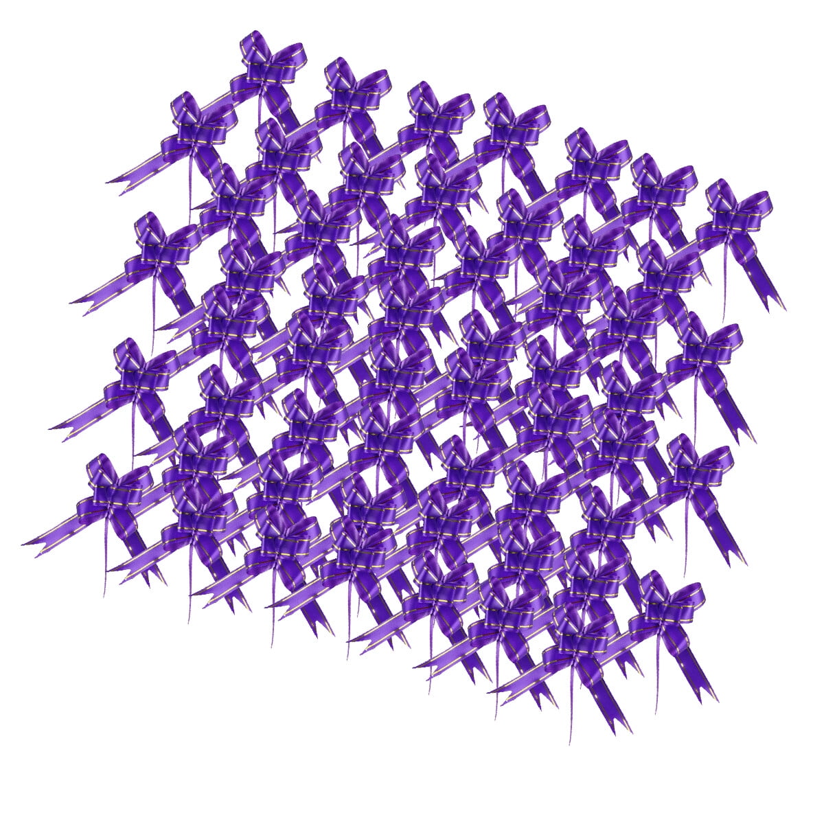 DESTYER 200 Pieces Pull Bow Gift Wrapping String Tie Gold Thread Style ...