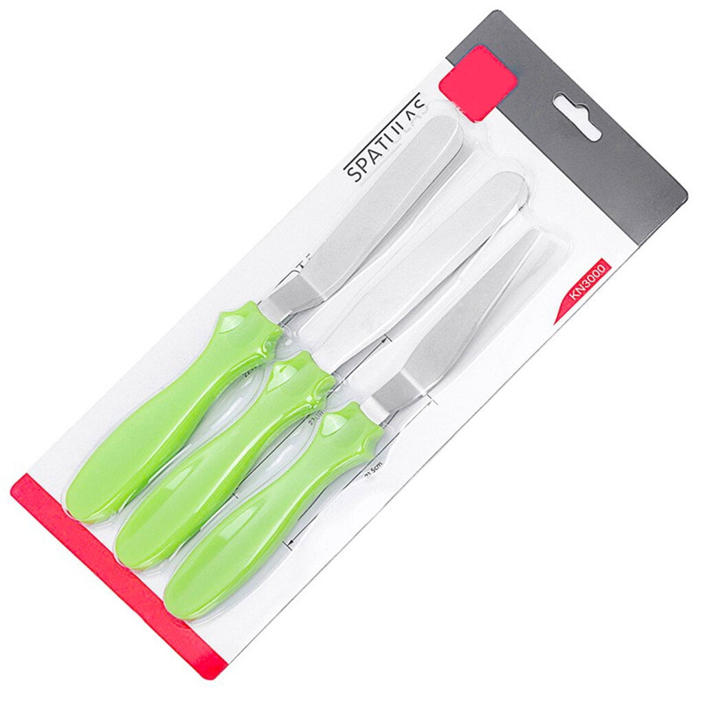 DESTYER 3 Pieces/Set Stainless Steel Cake Scrapers Handheld Cookie ...