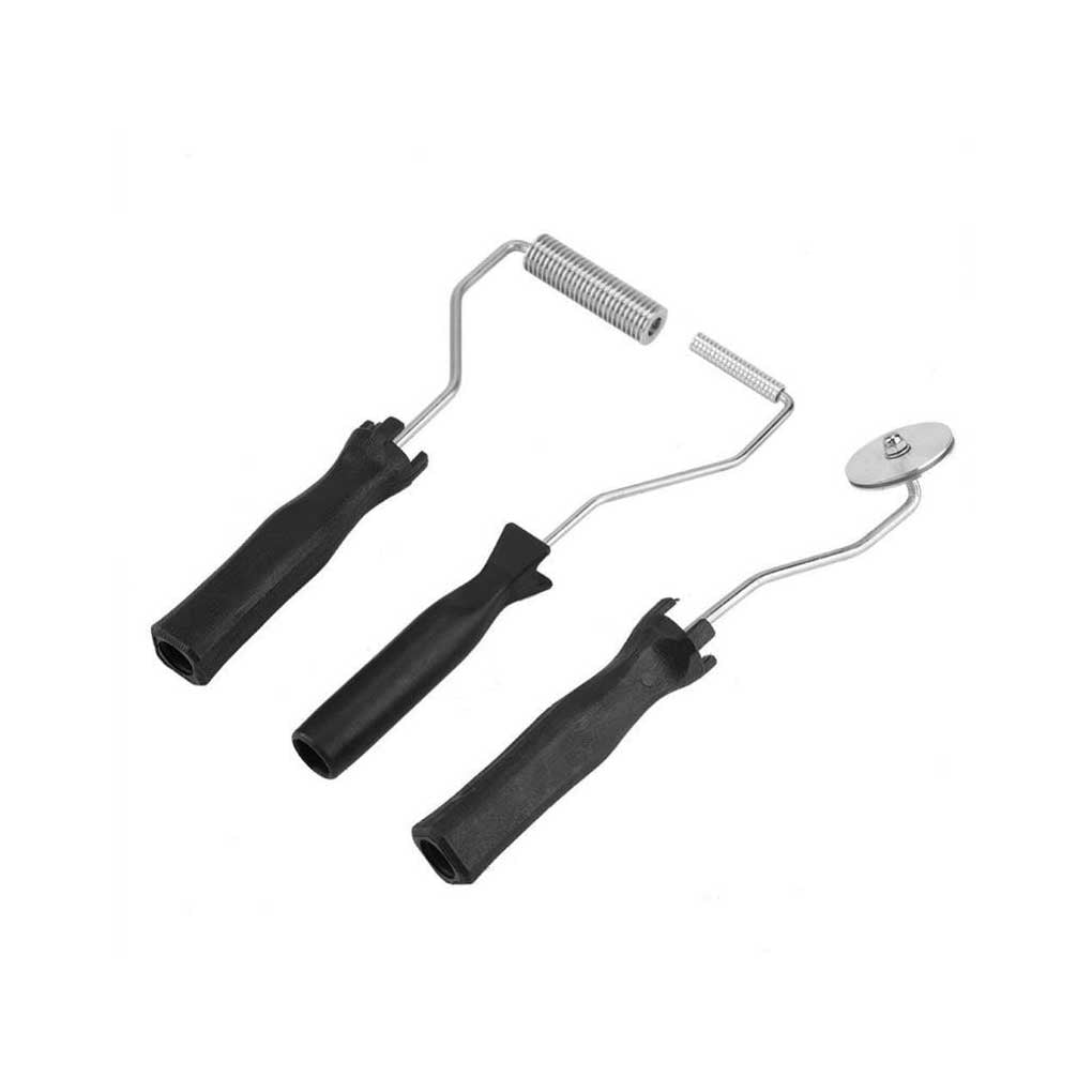 DESTYER 3pcs Roller Bubble Laminate FRP Resin Work Rollers Fiberglass ...