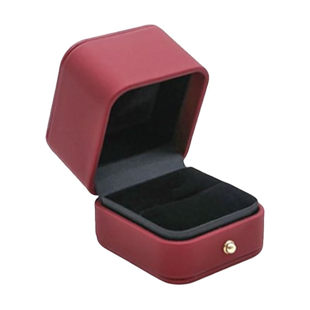 DESTYER Box Ring Square Filleted Corner Romantic Vintage Boxes Jewelry ...
