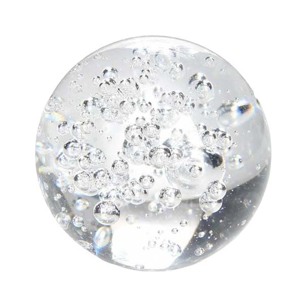 DESTYER Landscaping Crystal Clear Crack Ball Glass Decoration Fish Tank ...