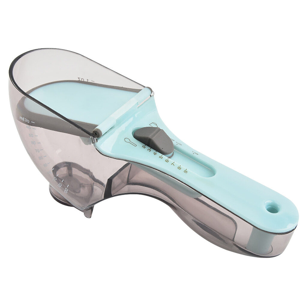 DESTYER Measuring Cup Adjustable Spoon Kitchen Plastic Baking Dry Fluid ...