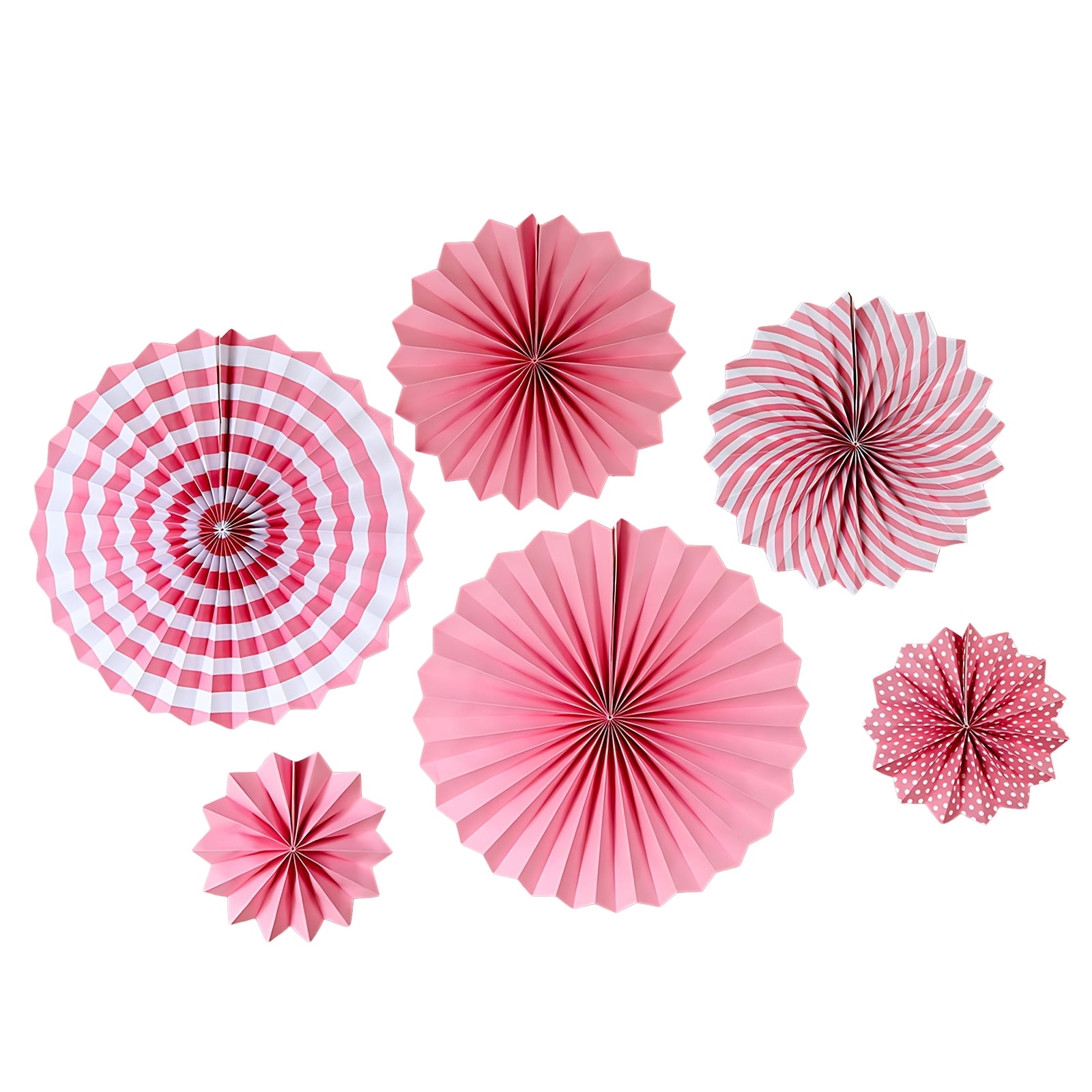 DESTYER Paper Flowers For Birthday Party Paper Fans Decoration Paper ...