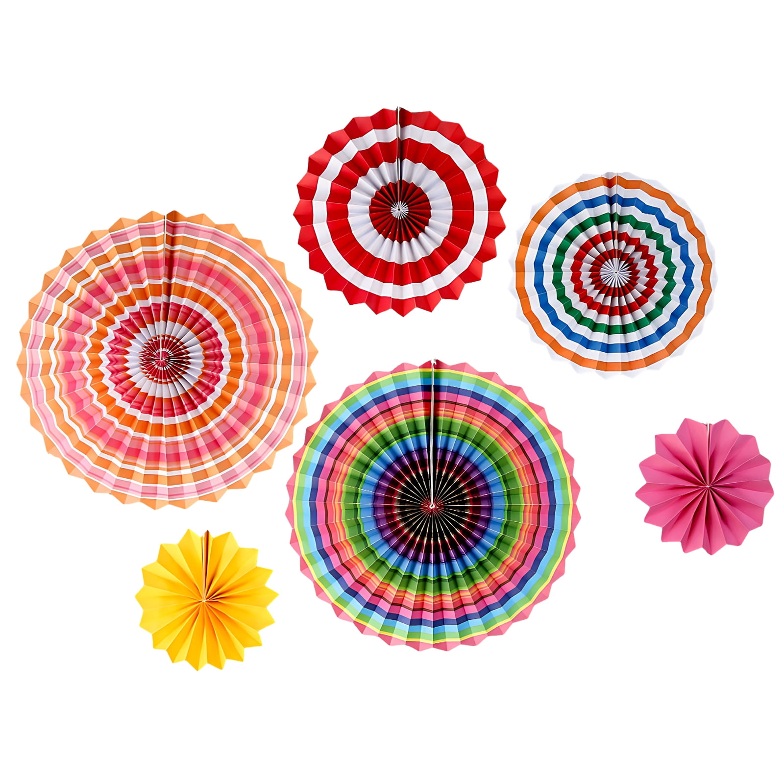 DESTYER Paper Flowers For Birthday Party Paper Fans Decoration Paper ...