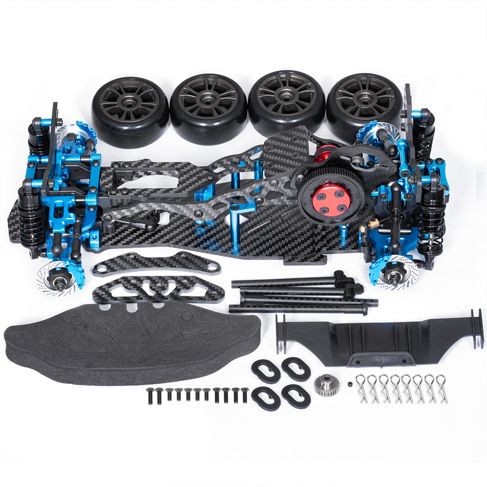 DESTYER RCGOFOLLOW Carbon Fiber Precision Car Frame RC Upgrade Part ...