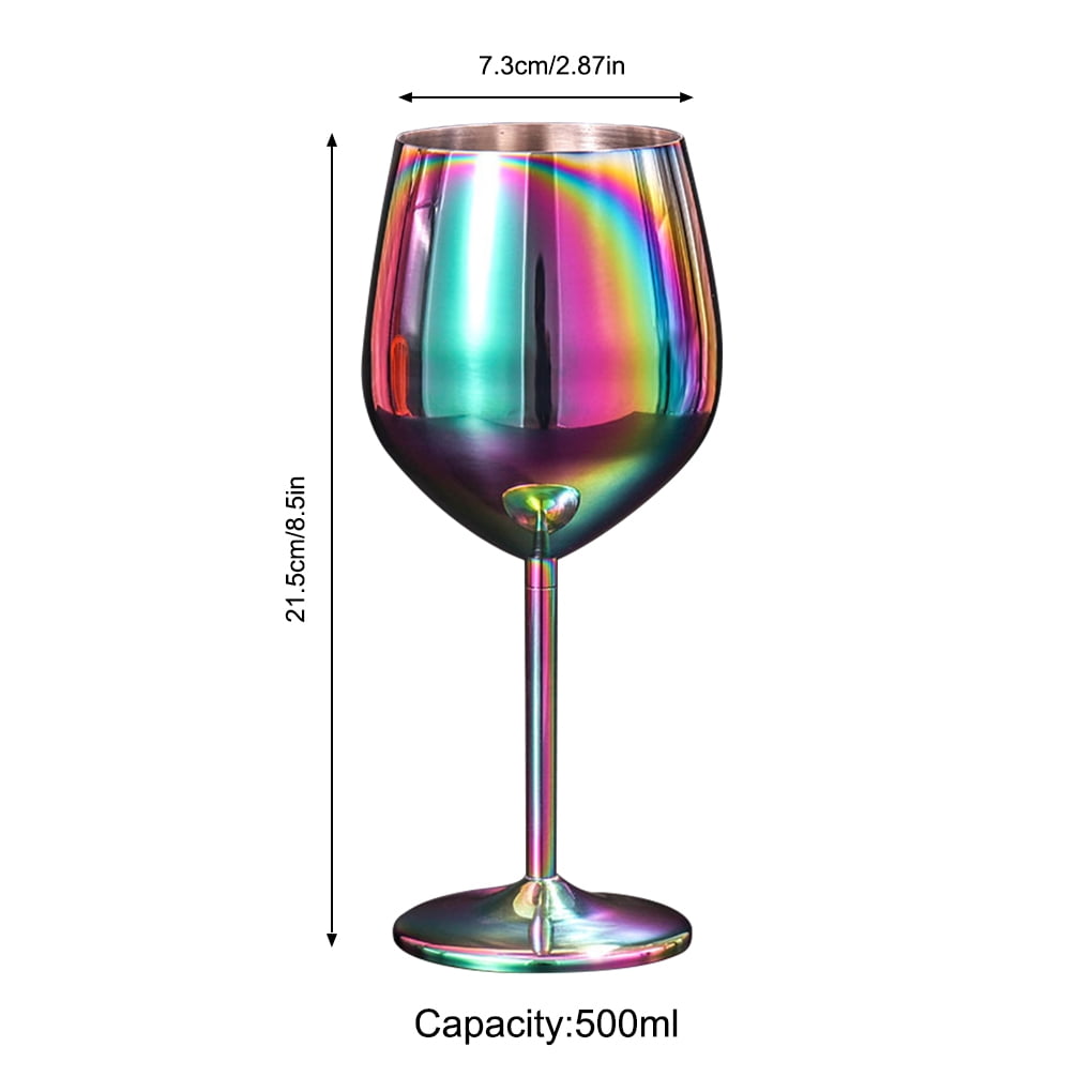 DESTYER Red Wine Glass Goblet Polishing Single-tier Stainless Party ...