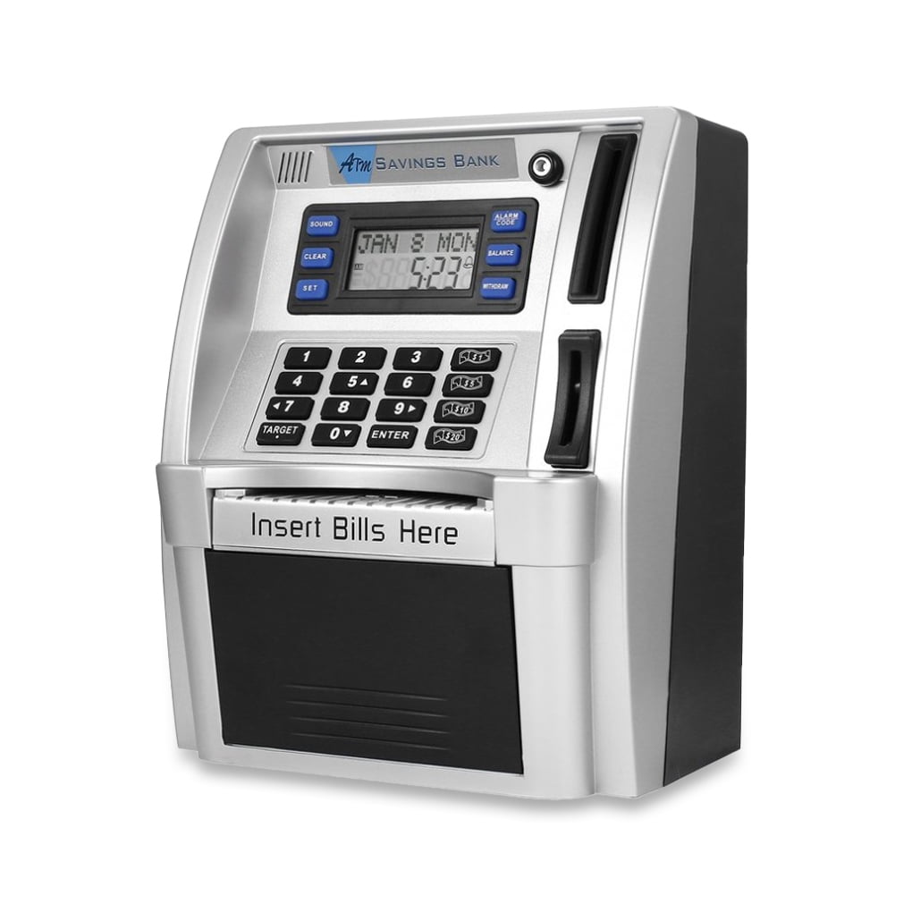 DESTYER Savings Bank Electronic Personal Money Cash Insert Bills Debit ...