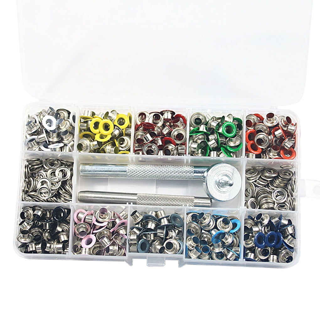 DESTYER /Set Snap Fastener Replacement Eyelets Button Sewing Craft DIY ...