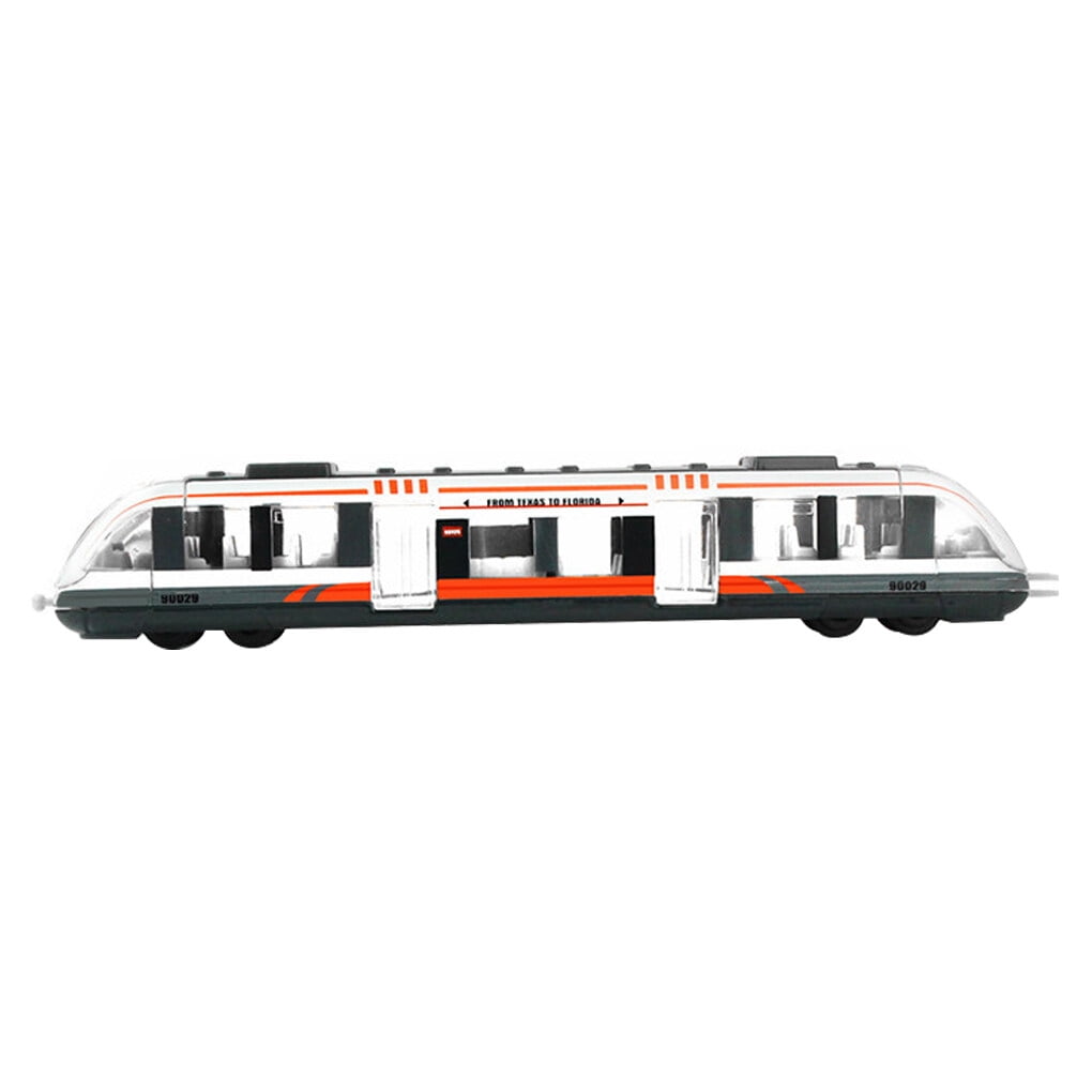 DESTYER Train Toy Mini Simulation Metro Model Inertia Sliding Alloy ...
