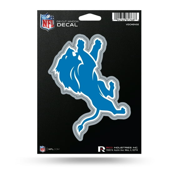 DETROIT LIONS MEDIUM DIE CUT DECAL - Walmart.com