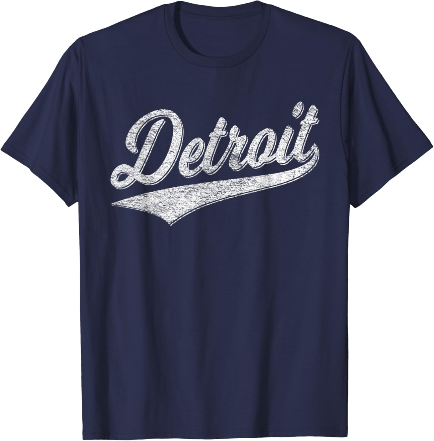 DETROIT SPORTS VARSITY SCRIPT JERSEY STATE FLAG JERSEY T-Shirt ...