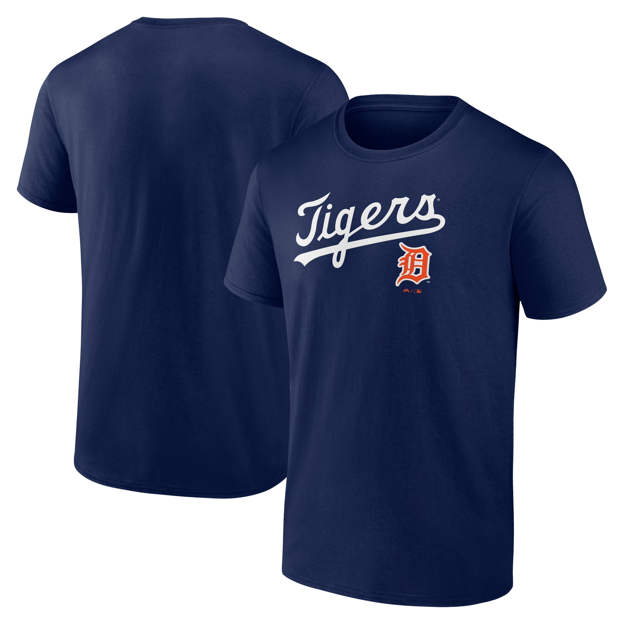 Men's Navy Detroit Tigers 1961-63 Cotton T-Shirt - Walmart.com