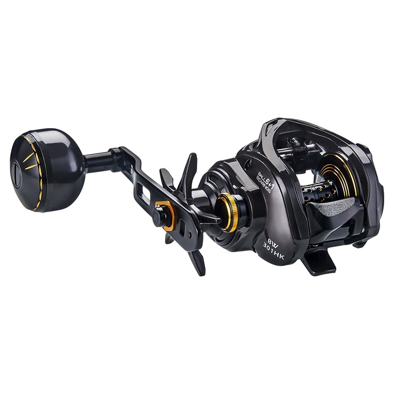 DEUKIO Baitcasting Reel 16KG Drag 6+1 Bearing 6.3:1 Gear Ratio Drag ...