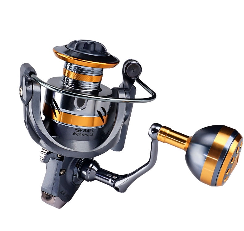 DEUKIO Metal Spool Fishing Spinning Reel for Carp Ball Bearings Carp ...