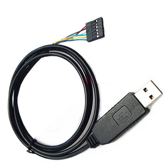 DEV-09717 - USB TO TTL 6PIN SERIAL CABLE 3FT 5V VCC-3.3V I/O - Walmart.com