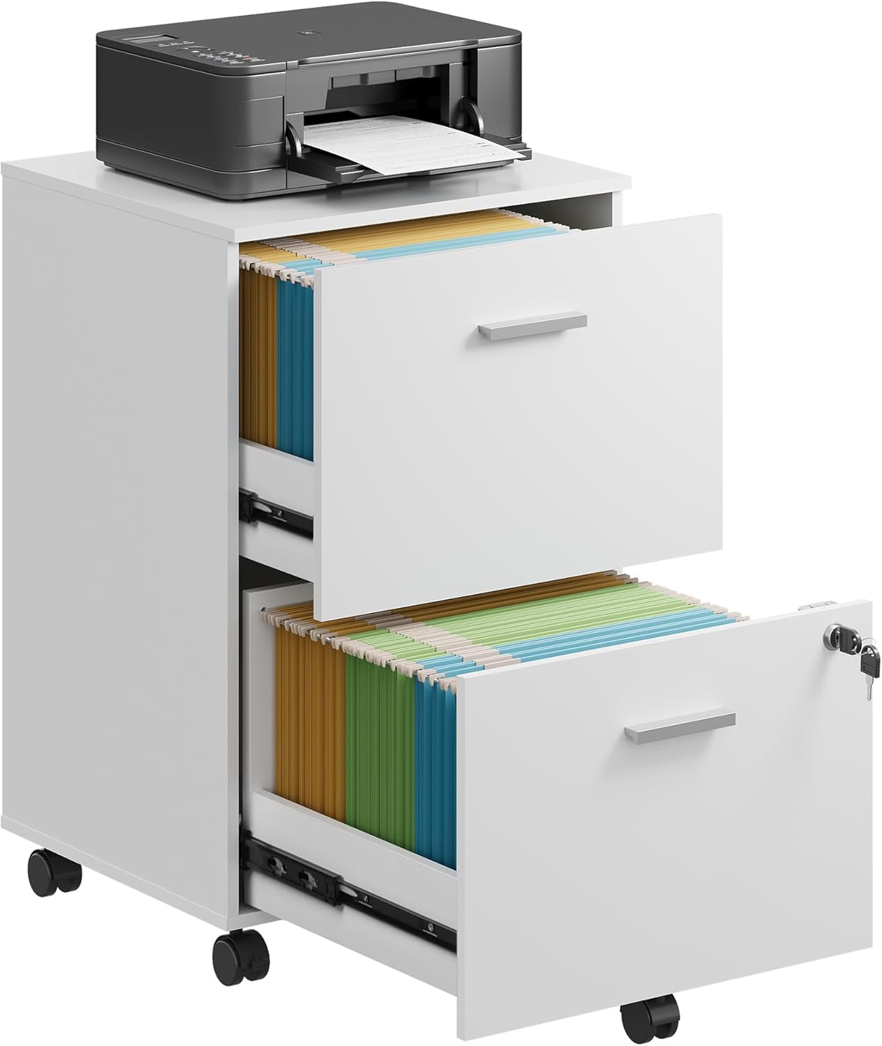 DEVAISE Wood Vertical File Cabinet - Walmart.com