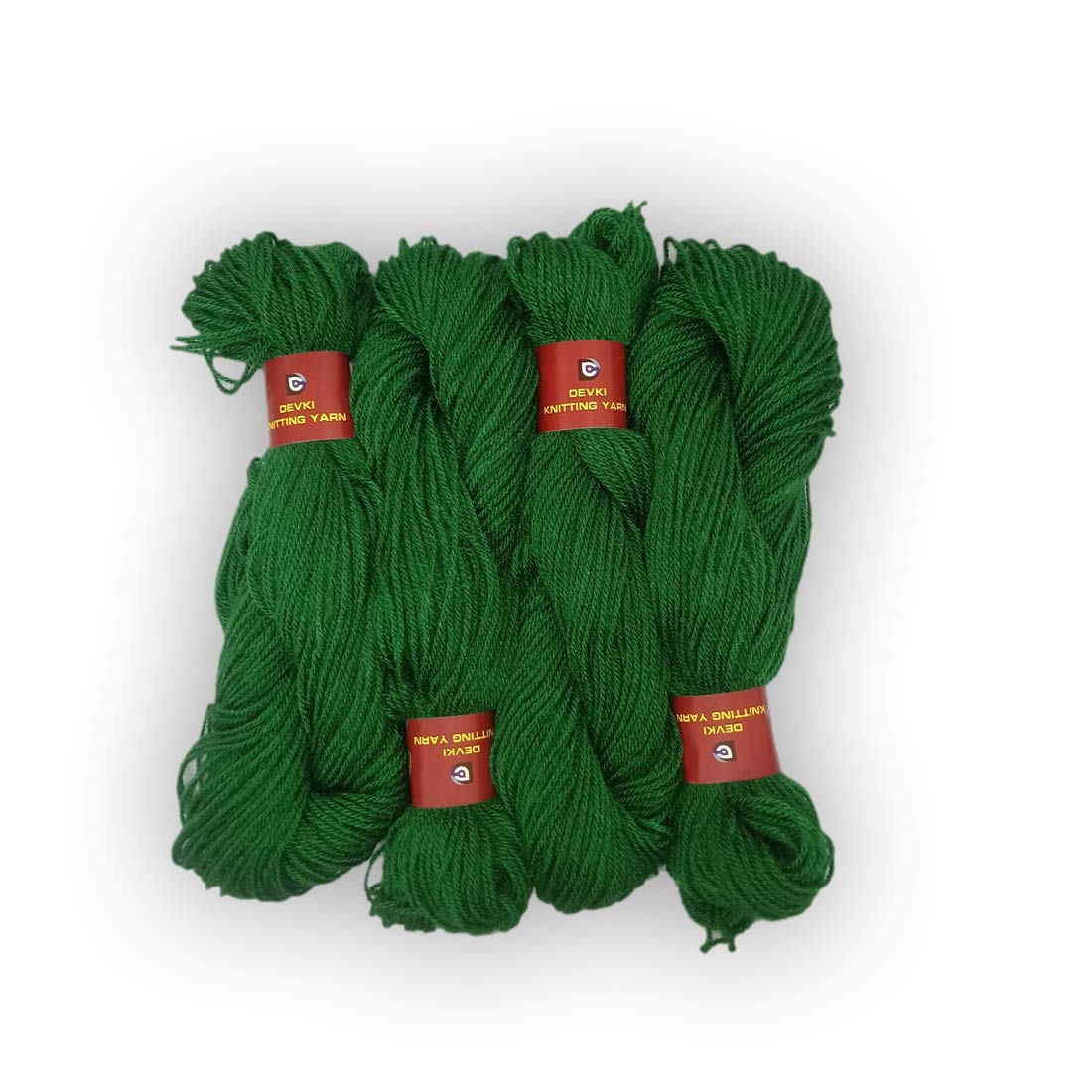 DEVKI Knitting Yarn Leaf Green Color 200 Gm Hand Knitting Wool Art ...