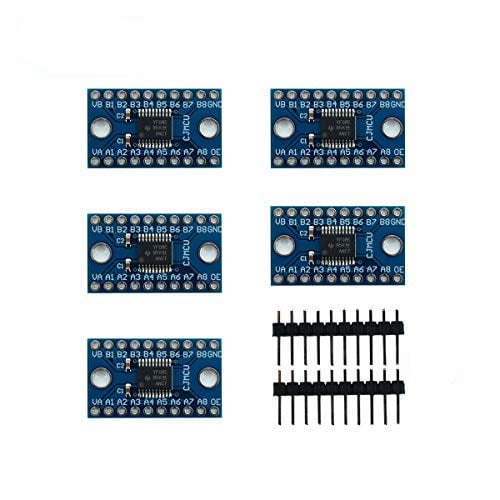 DEVMO 5pcs 3.3V 5V RRF12 TXS0108E High Speed Shifter 8 Way 8 Channel Logic Level Conversion ...