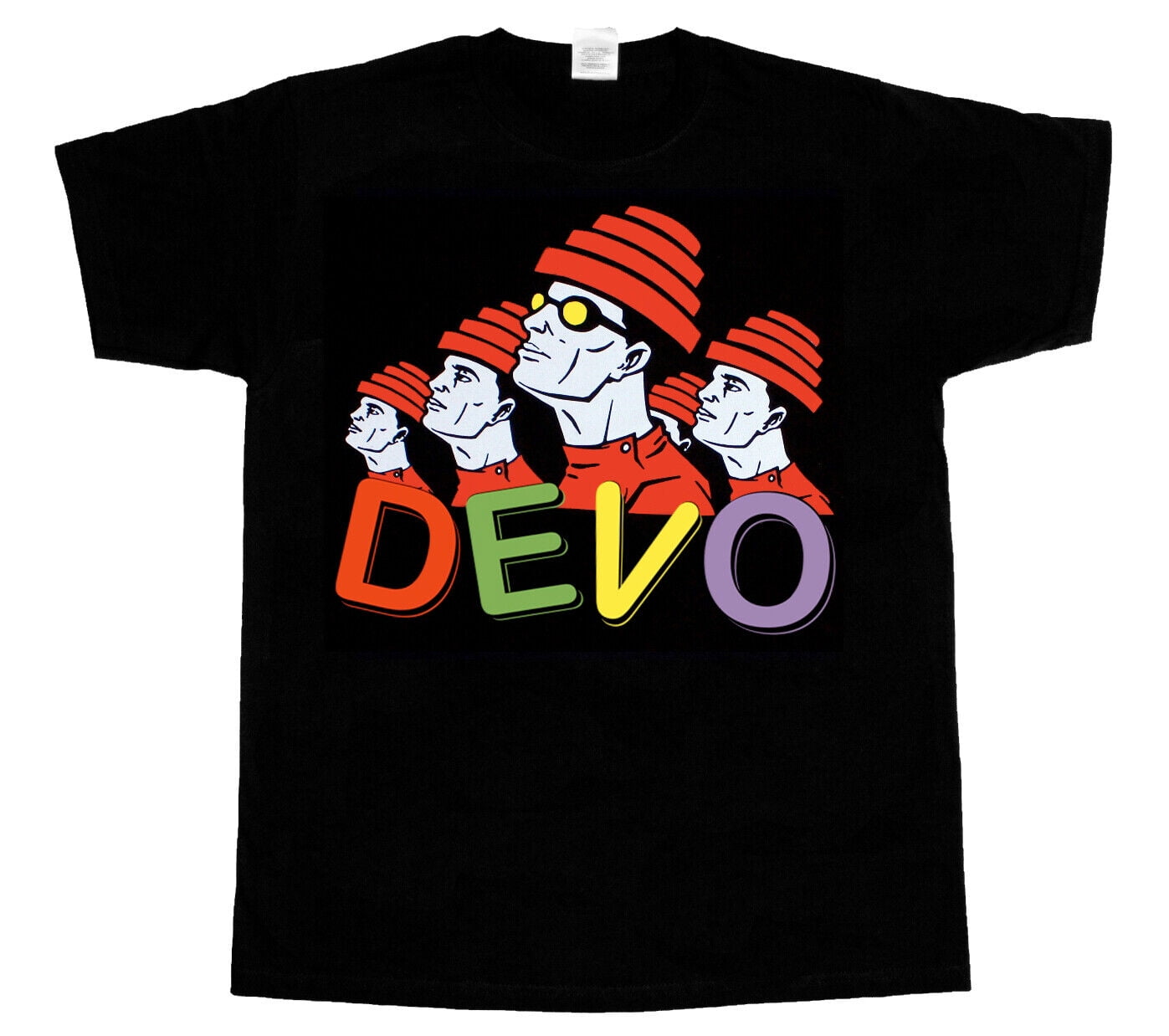 DEVO BAND Rock Band NEW BLACK T-SHIRT S-345XL - Walmart.com
