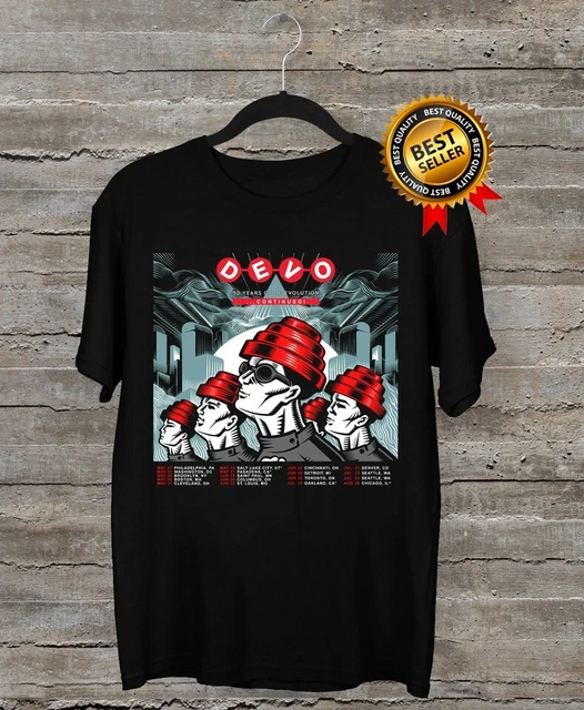 DEVO Band NORTH AMERICAN TOUR 2025 Short Sleeve Black All Size Shirt ...
