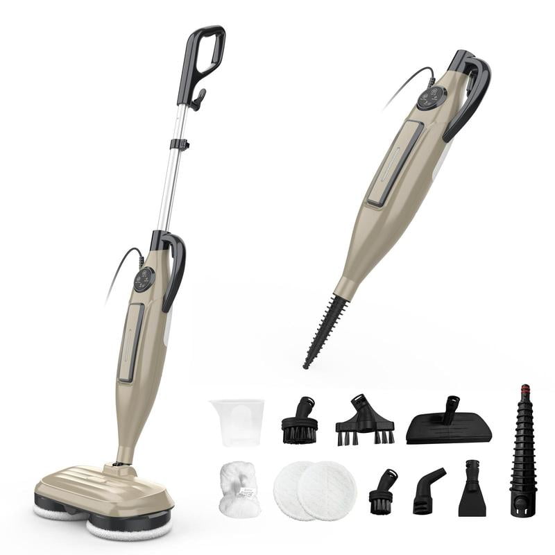 DEVOAC Heavy-Duty Steam Mop – 10-in-1 Floor & Handheld Steamer | Kills ...
