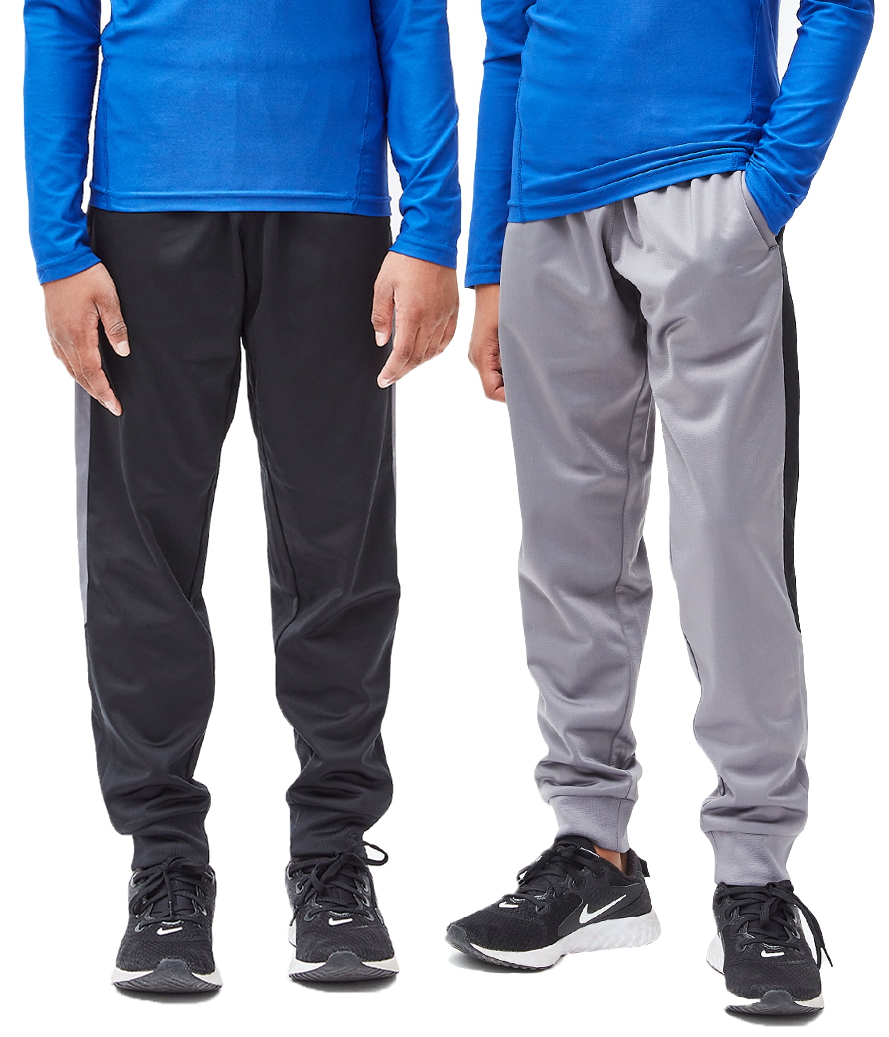 DEVOPS Boys 2Pack, Active Workout Athletic Training Pants, Medium ...