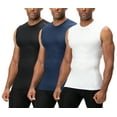DEVOPS Sleeveless Athletic Compression Shirt, 3 Count (Men's) - Walmart.com