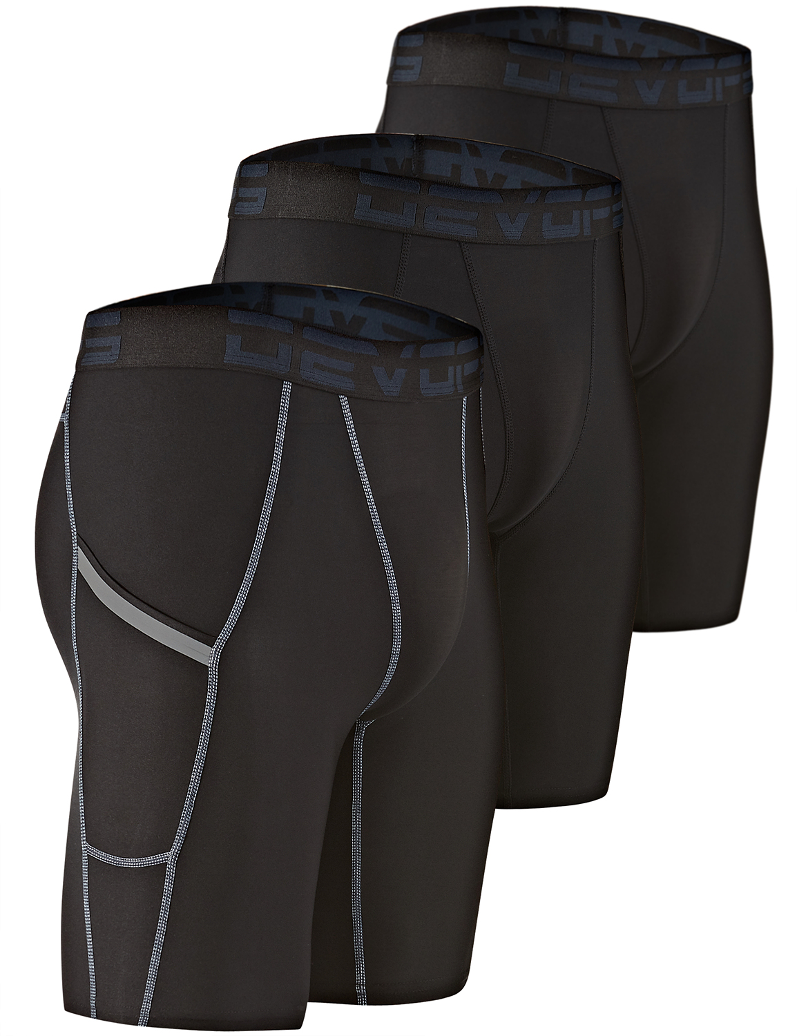 Meister Compression Rush Shorts w/ Cup Pocket - Black - XX-Large ...