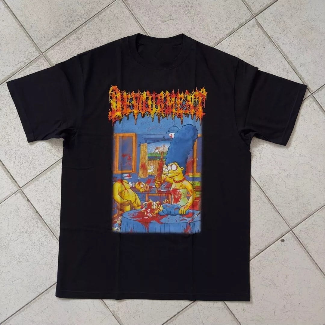 DEVOURMENT BAND Simpson BLACK COTTON T Shirt Full Size S-5XL - Walmart.com