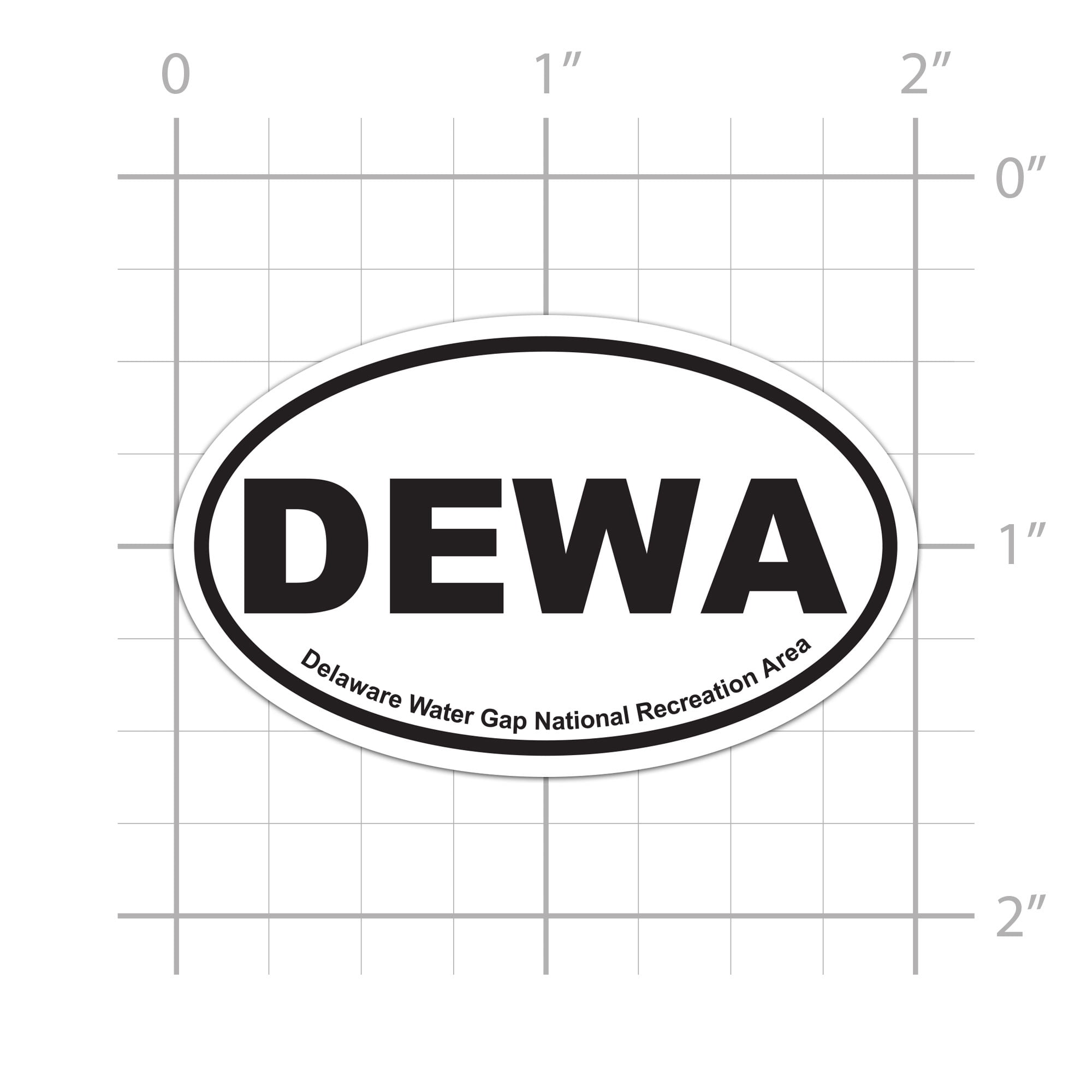 DEWA Delaware Water Gap National Recreation Area Sticker for water ...
