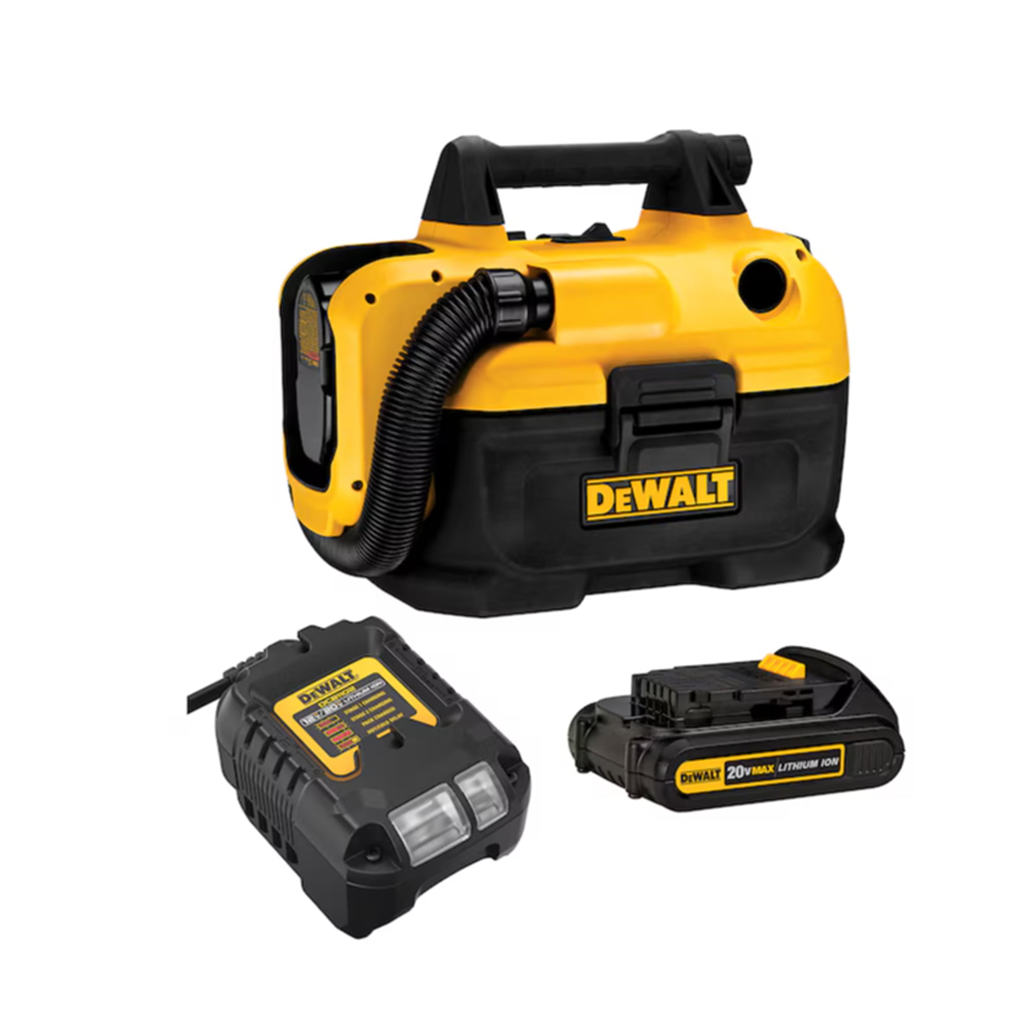DEWALT 20-volt Max 2-Gallon Cordless Wet/Dry Vacuum and Accessories Battery - Walmart.com