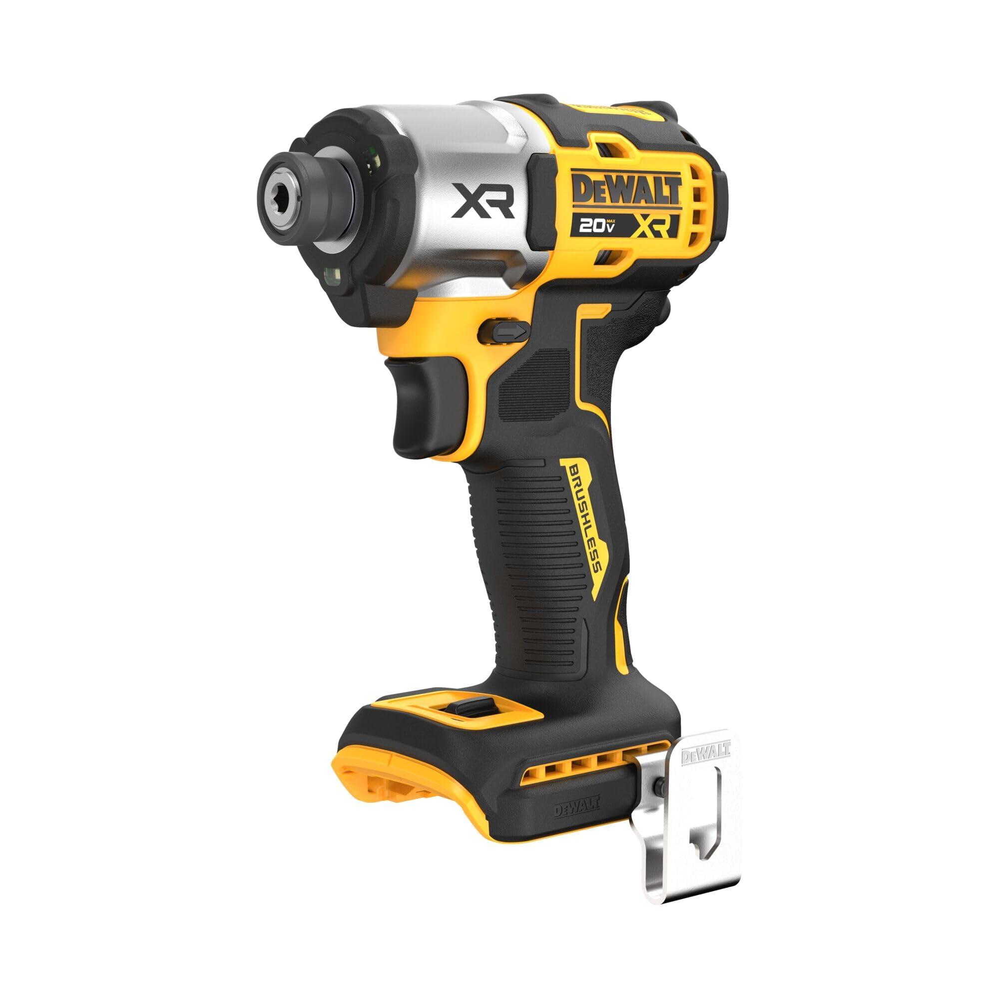 DEWALT 20V MAX XR Impact Driver, Brushless, 1/4", 3-Speed, Bare Tool ...