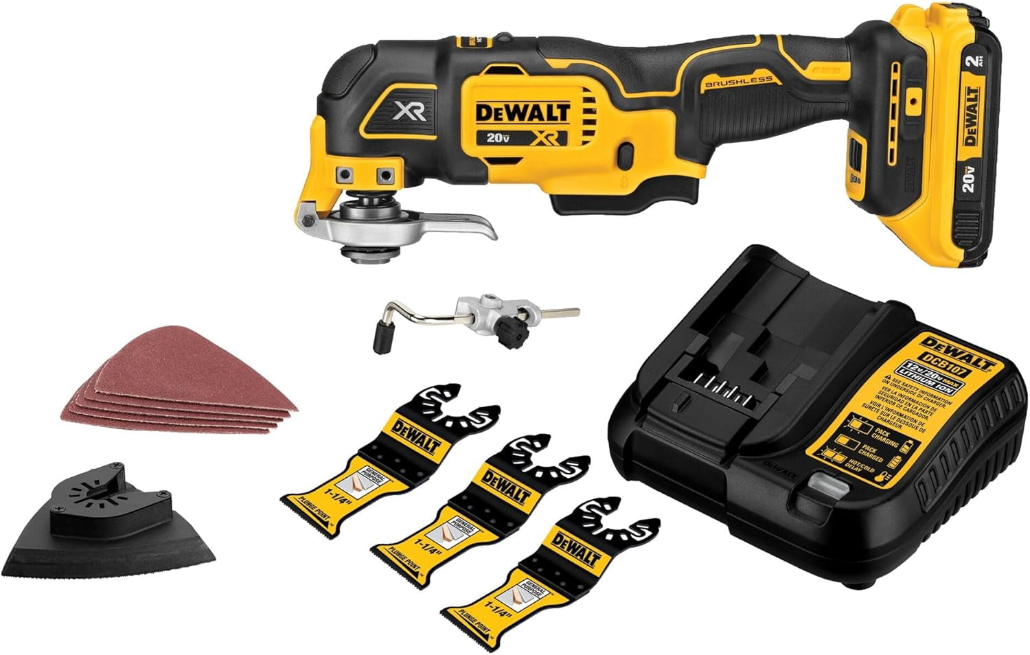 DEWALT 20V MAX XR Oscillating Multi-Tool Kit, Oscillating Tool ...