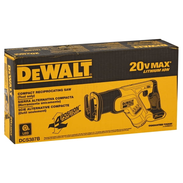 Dewalt-DCS387B 20-Volt Variable Speed Cordless Reciprocating Saw (Bare ...