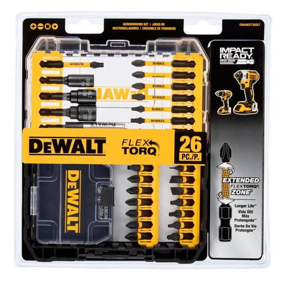 DEWALT 26 Piece IMPACT READY FlexTorq Screwdriving Set - Walmart.com