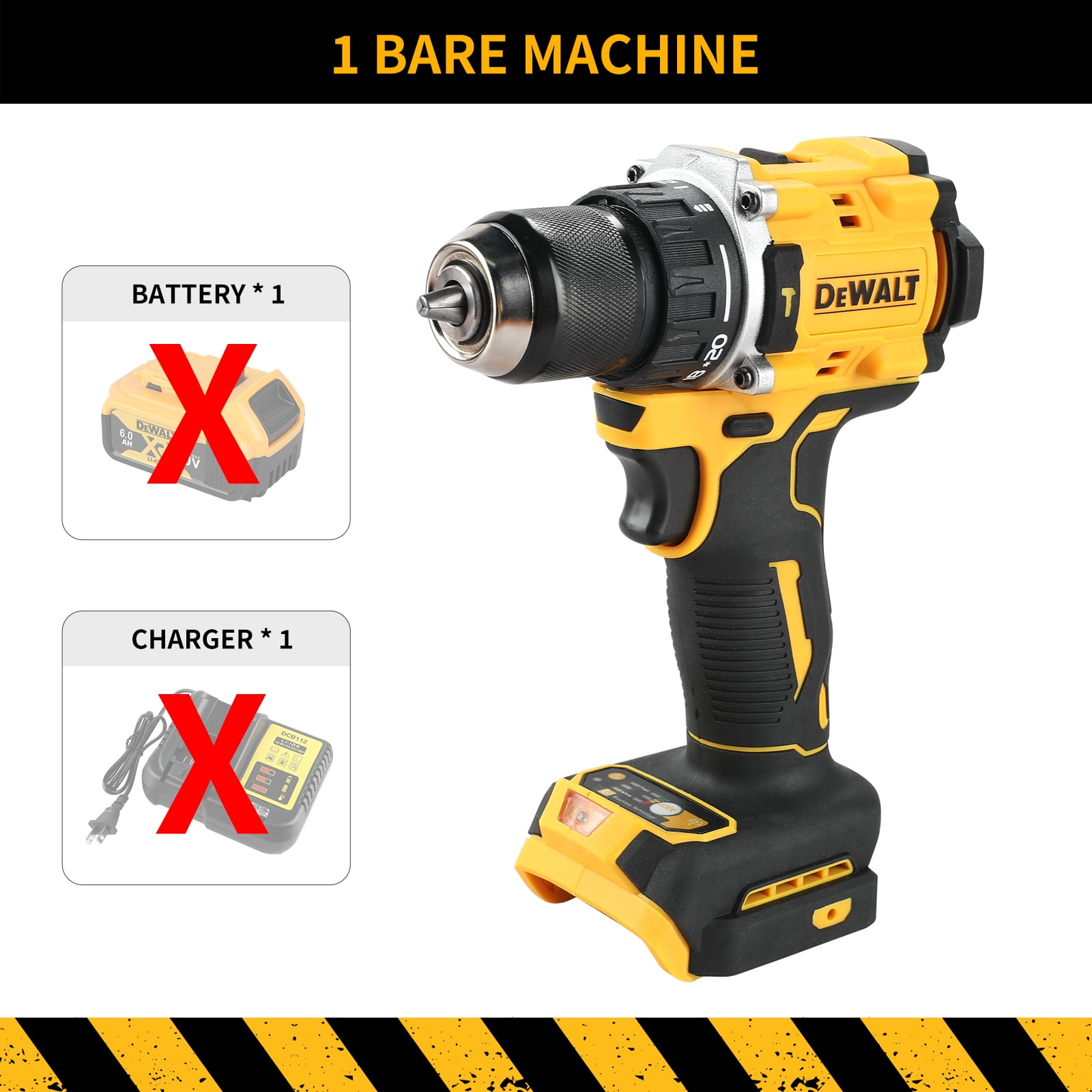 DEWALT 805 20V Lithium Battery Tool Brushless Compact Multifunctional ...