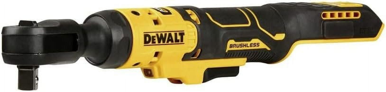 DEWALT ATOMIC 20V MAX Brushless Cordless Ratchet, 1/2 Inch, Bare Tool ...