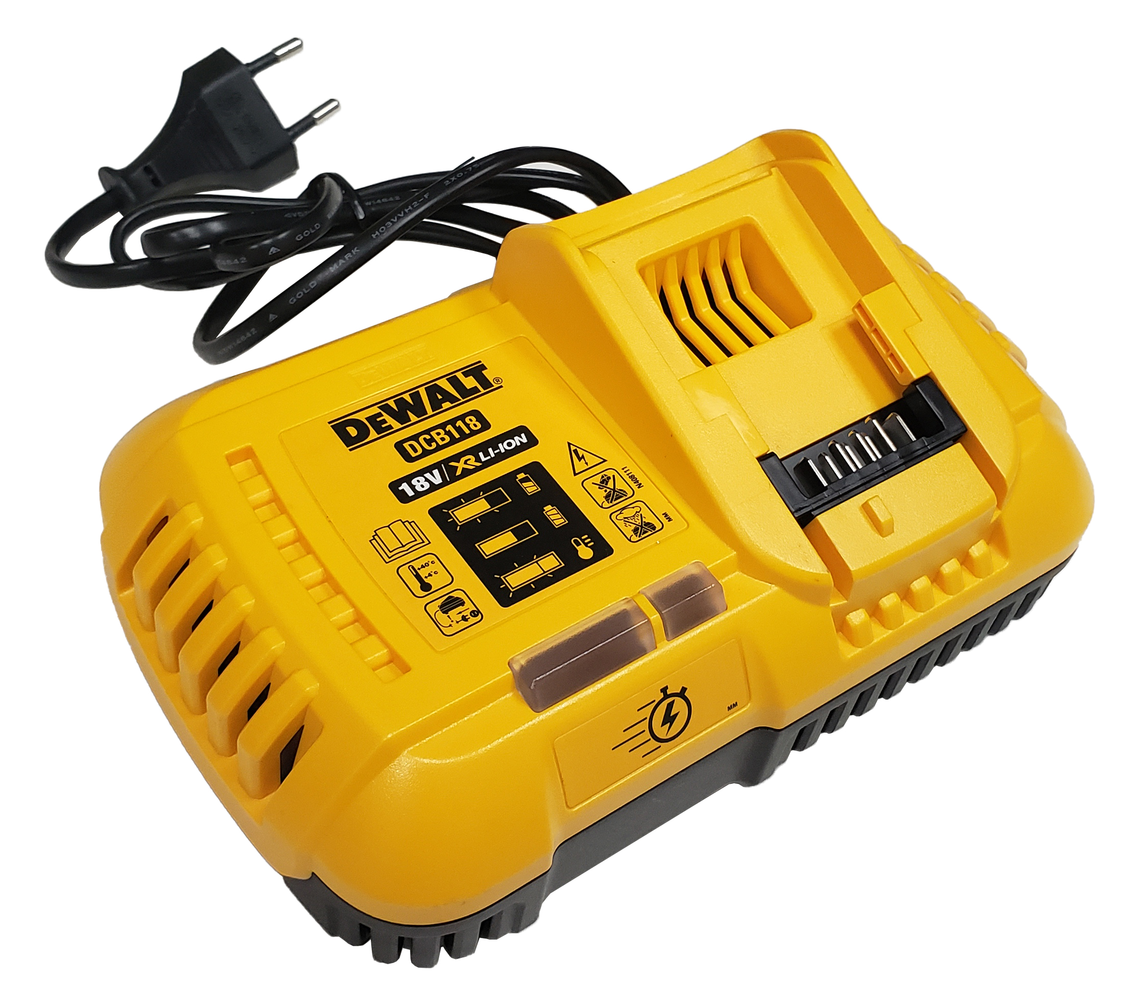 DEWALT DCB118 20V/60V Volt MAX Lithium-Ion FLEXVOLT Fan-Cooled Fast Charger - Walmart.com