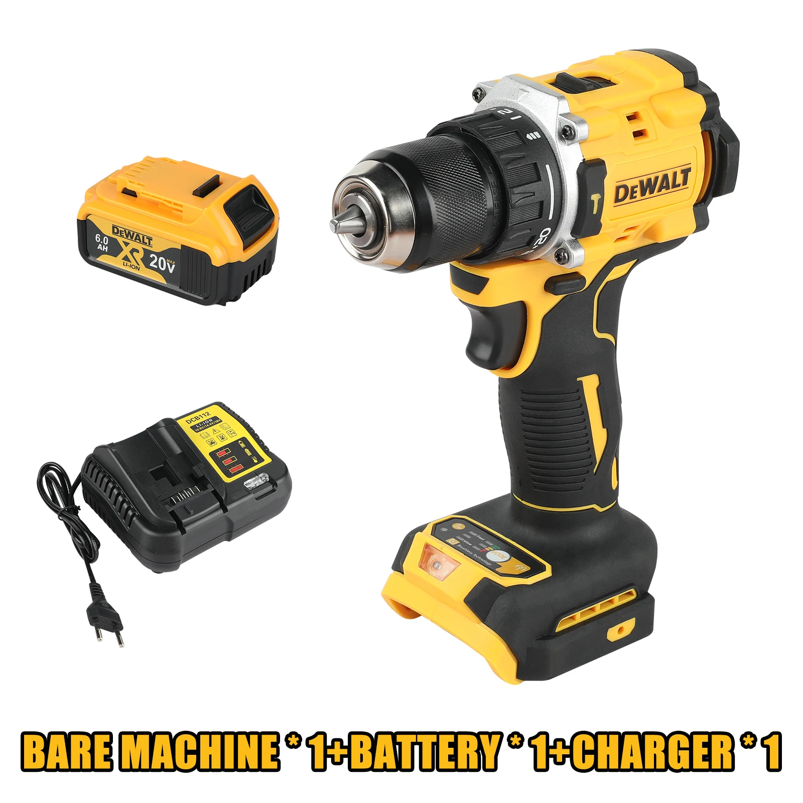 DEWALT DCD805 Brushless compact percussion drill electric drill ...